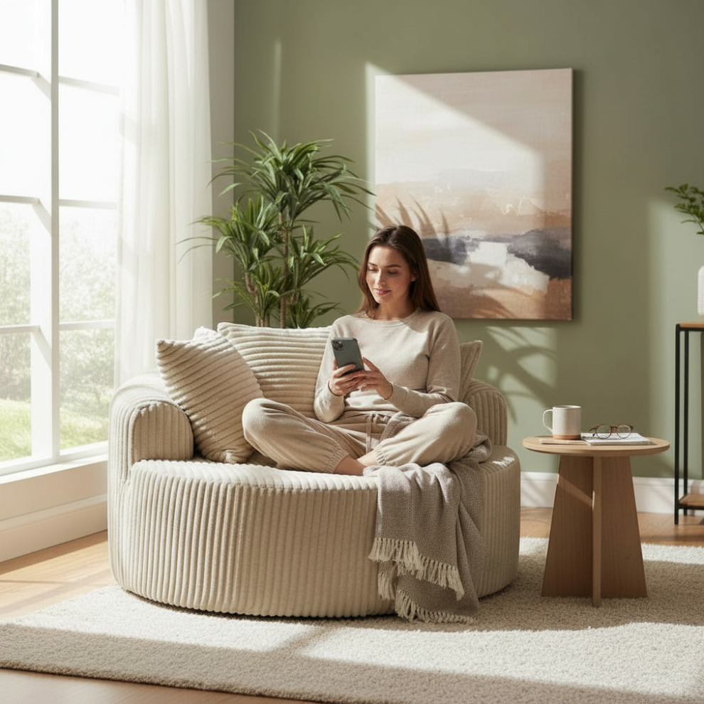 Sola Premium Round Sofa – Swanky Sofas