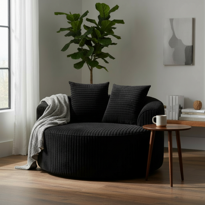 Sola Premium Round Sofa – Swanky Sofas